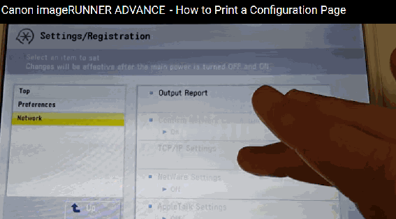 How to Print a Configuration Page | My Refurbished Copier